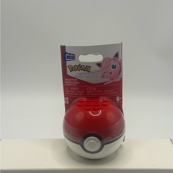 Mattel | Small Pets | Mattel Mega Pokmon Jigglypuff Pok Ball Set Red ...